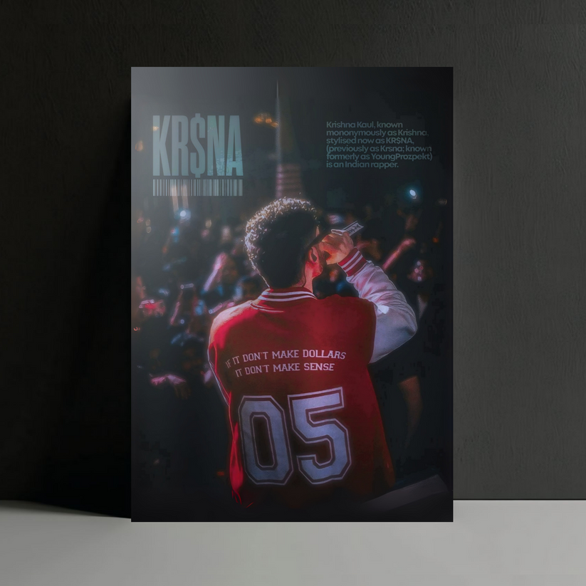 Enigma Vault Dollar Sign Blueprint Poster